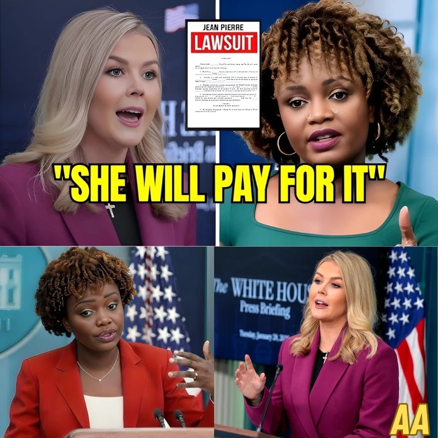 SHOWDOWN FOR THE AGES! Karoline Leavitt DESTROYS Karine Jean-Pierre in HEATED Clash—Watch the ...