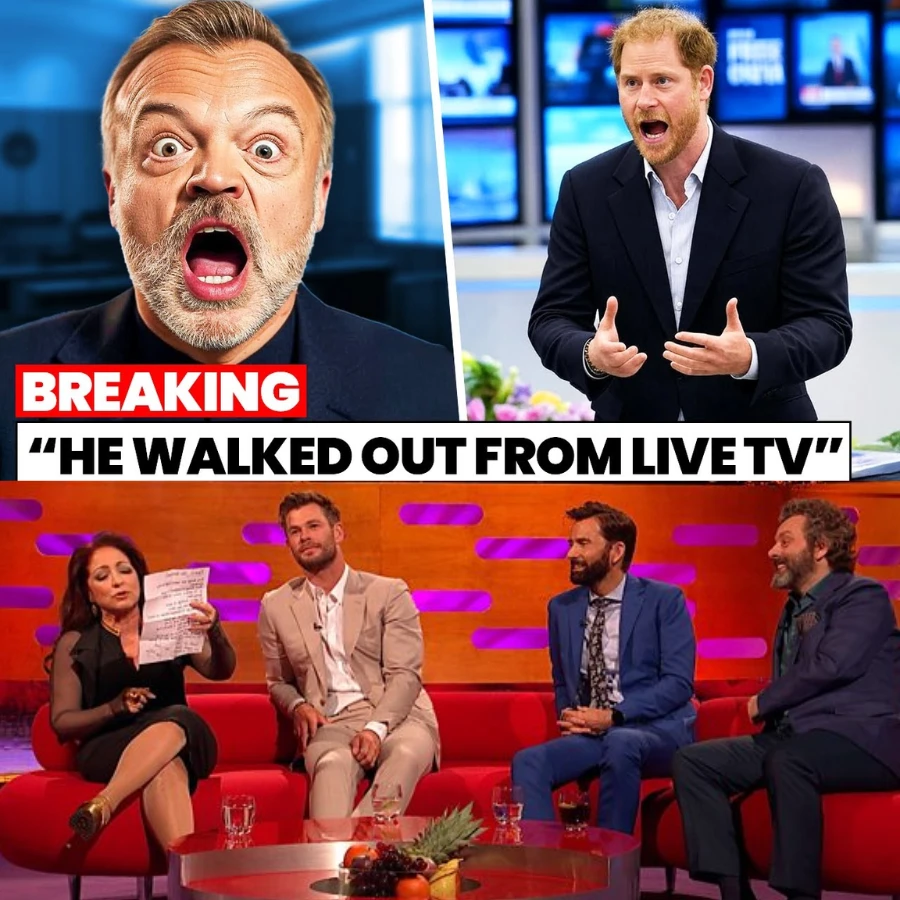 BREAKING: Prince Harry has just walked off The Graham Norton Show after ...