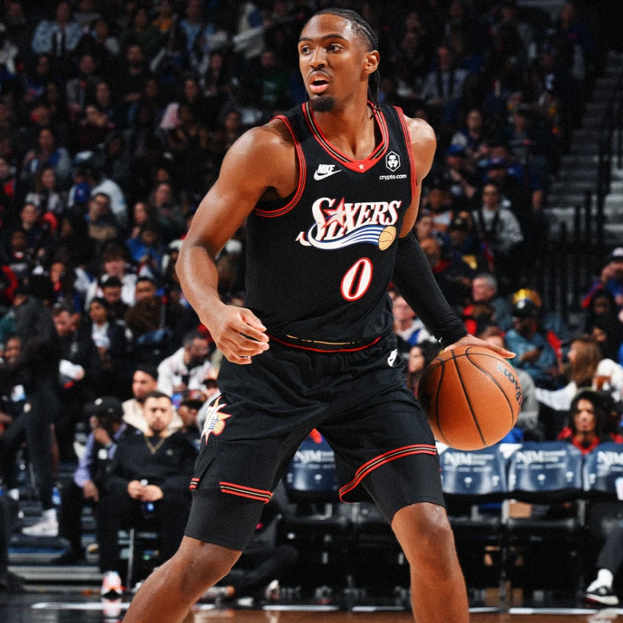Tyrese Maxey Achieves Historic NBA Milestone, Joining Allen Iverson as ...