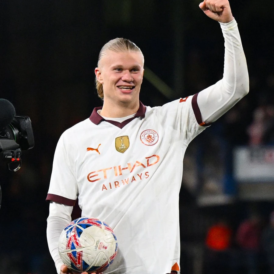 Erling Haaland's Historic Five-Goal Performance Against Luton in the FA ...